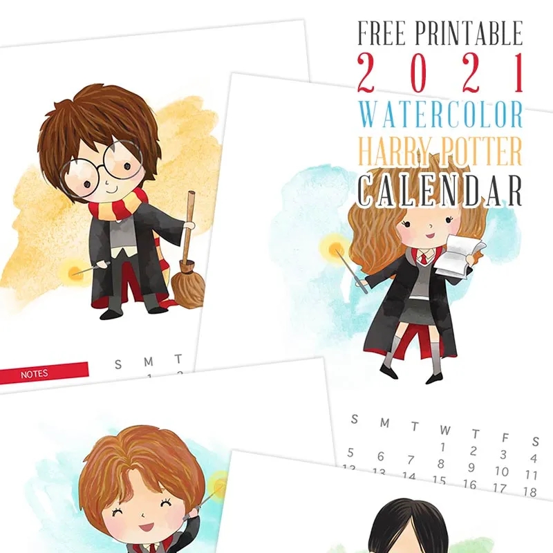 Free Harry Potter Printable Calendar - Free 2025 Calendar