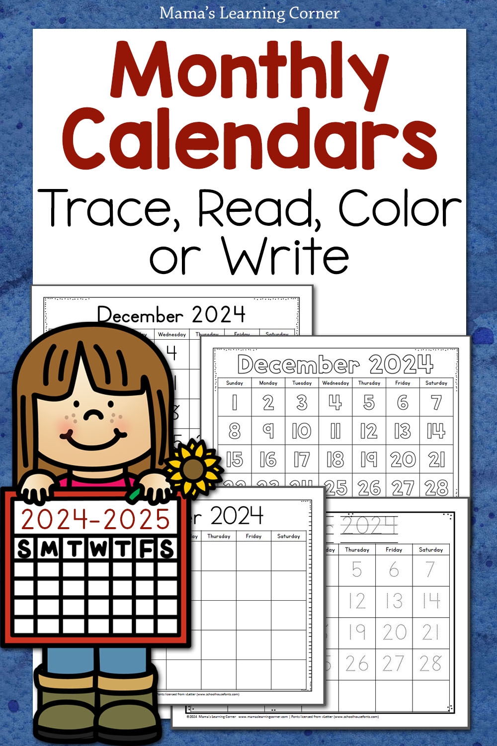 Free Printable Blank Monthly Calendar 2025 - Free 2025 Calendar